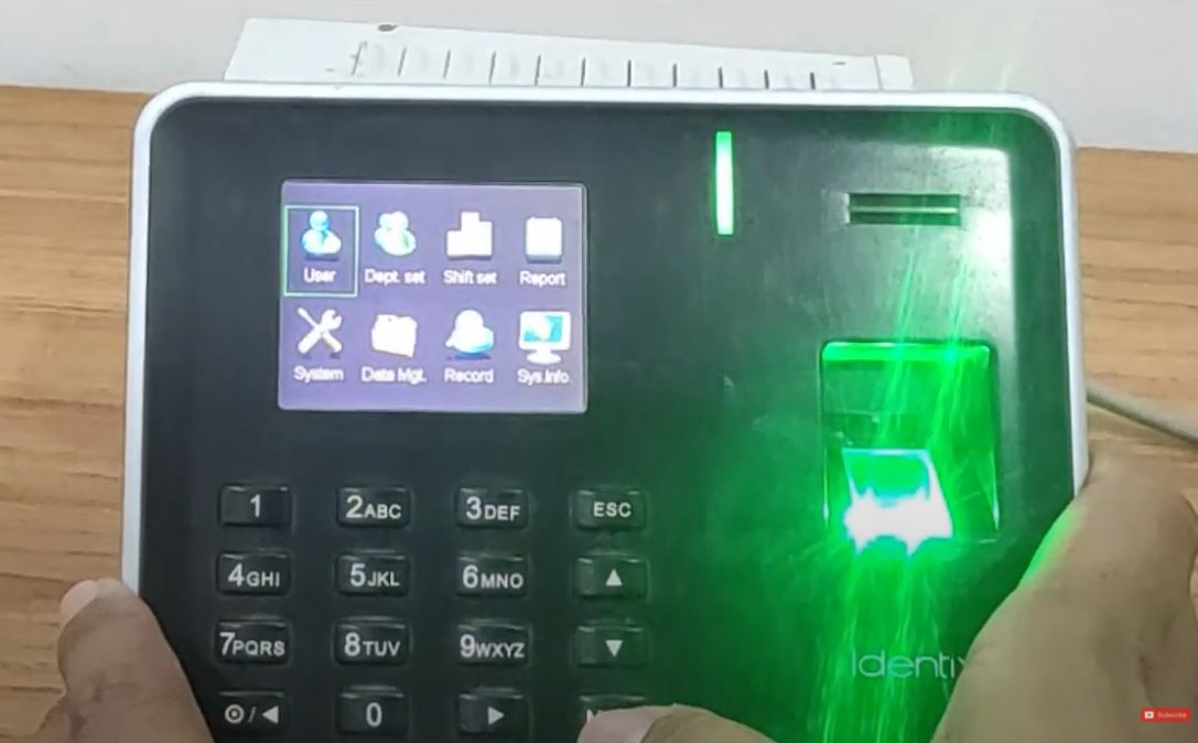 How to reset essl biometric machine admin password? – technosearch.in